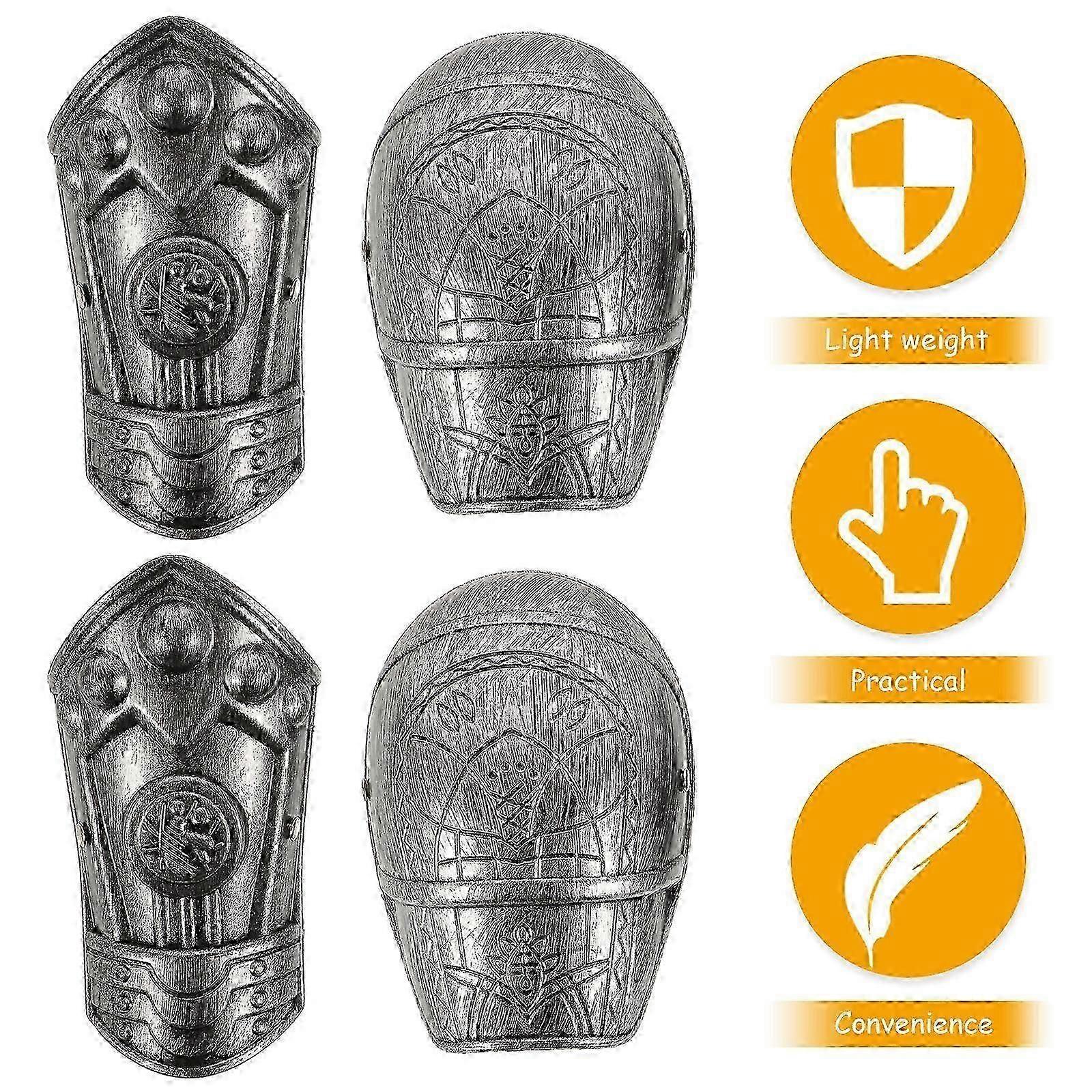 1 Set Cosplay Armour Costume Accessory Vintage Armour Arm Plate And ...
