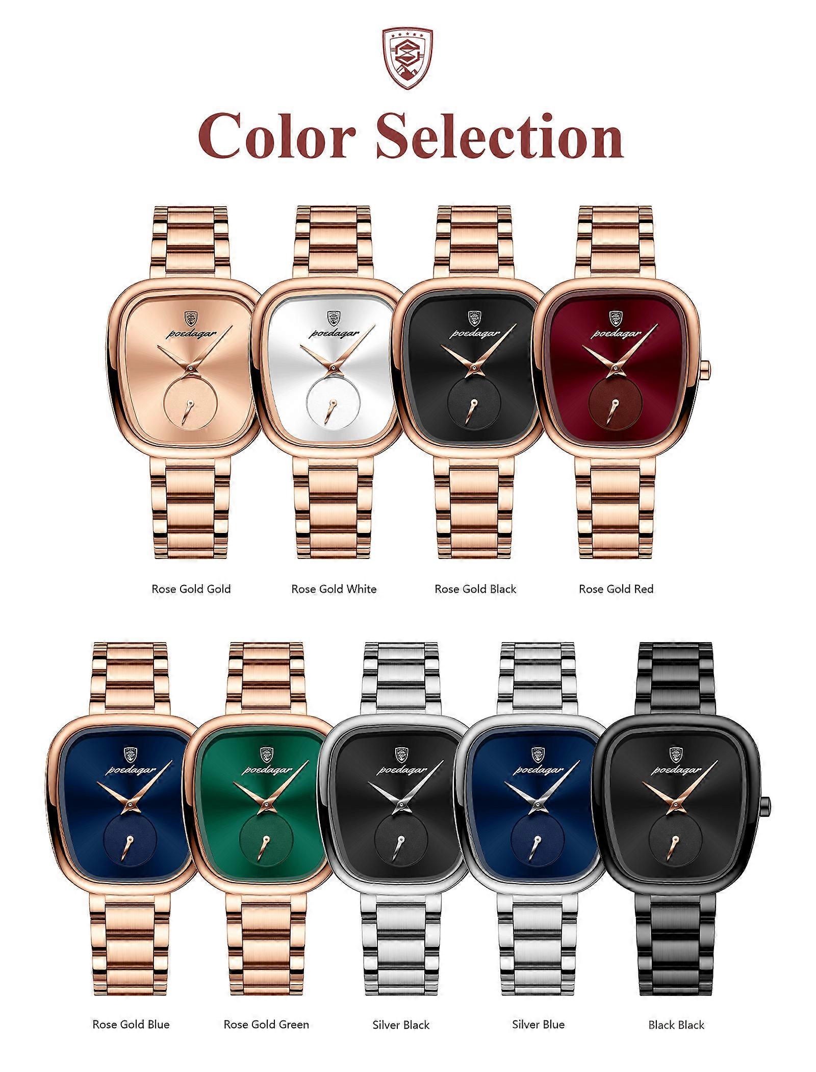 Luxury Watch for Woman Waterproof Stainless Steel Quartz Ladies Watch ...
