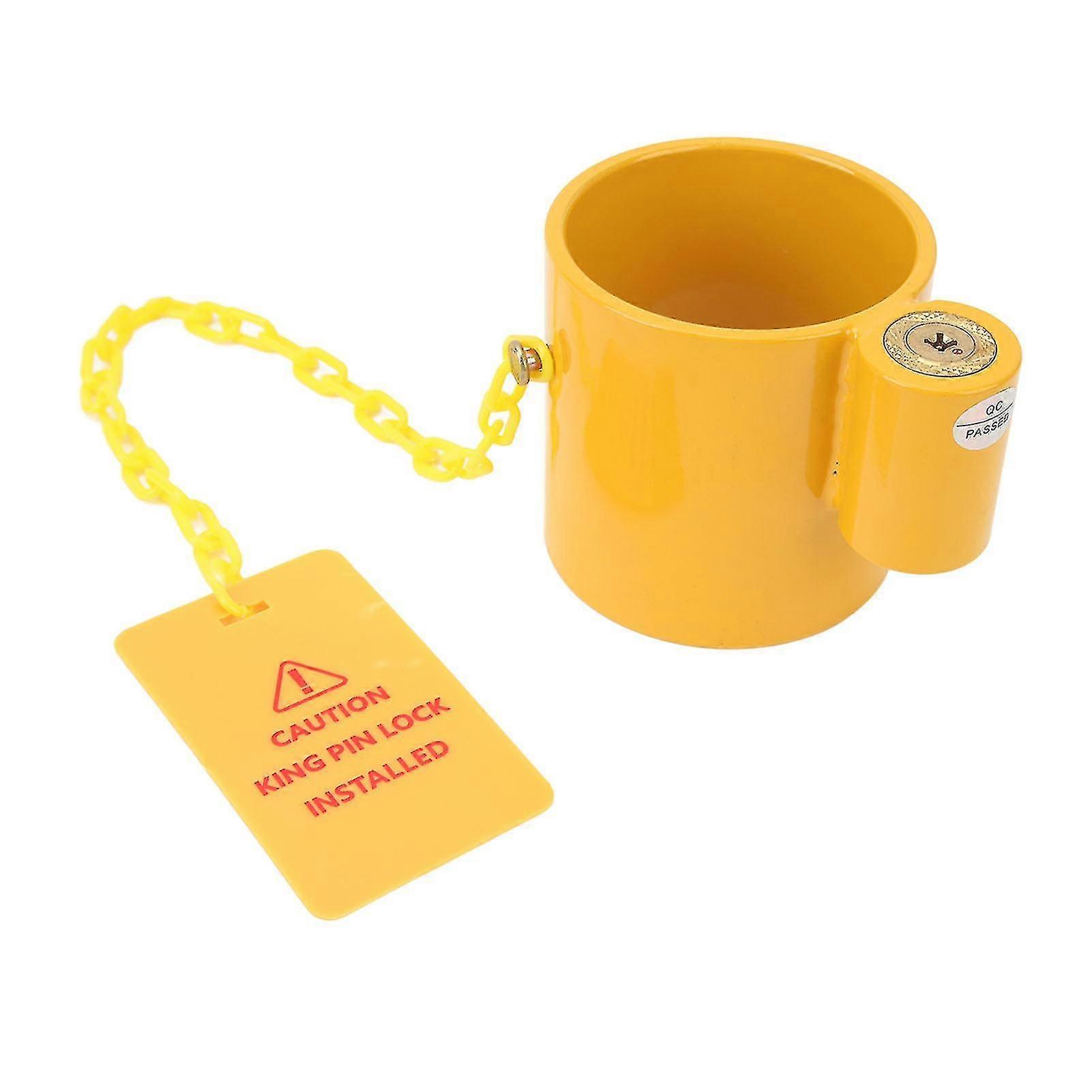 Heavy-Duty Steel Trailer King Pin Lock by 5th Wheel King with Rust ...