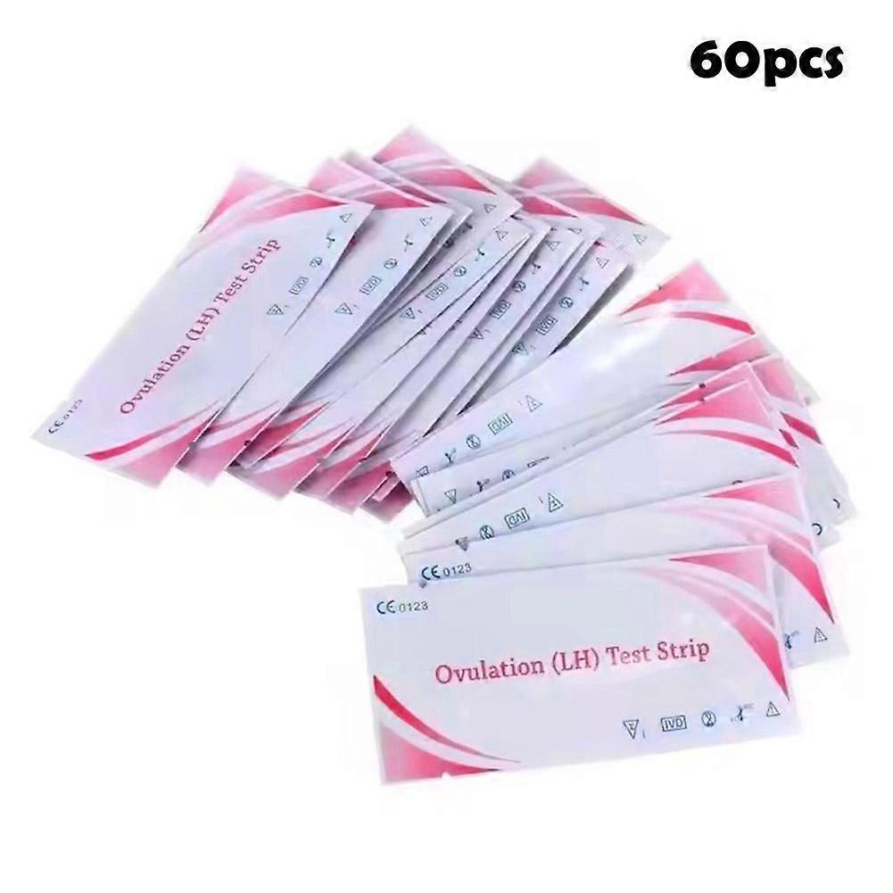 60Pcs Lh Preparation Pregnancy Ovulation Test Strips Predictor ...