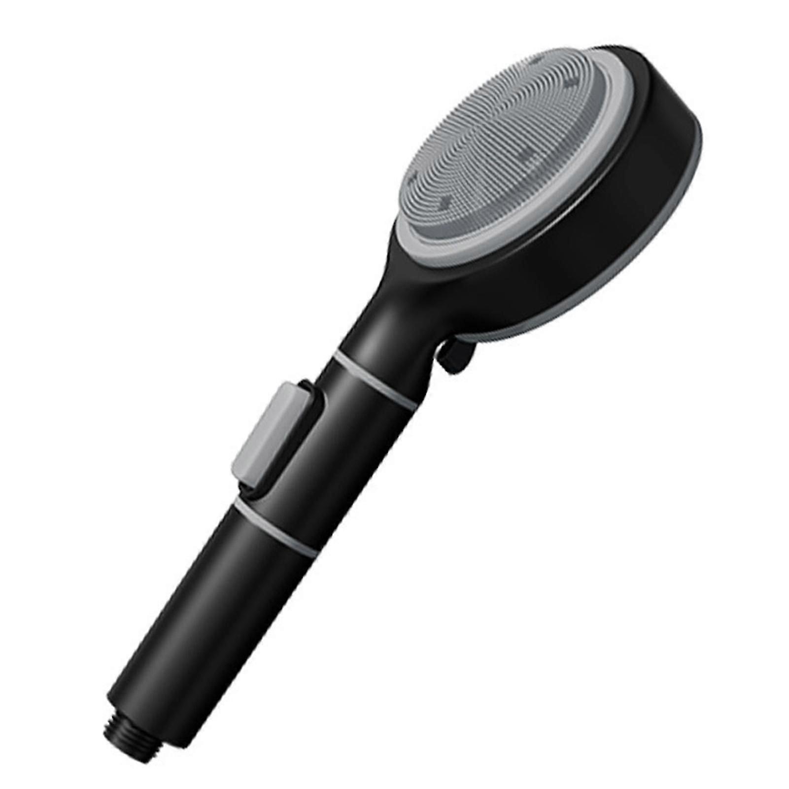 Dual Side Shower Head Silicone Gel Massage 6 Gear Switchable One Key ...