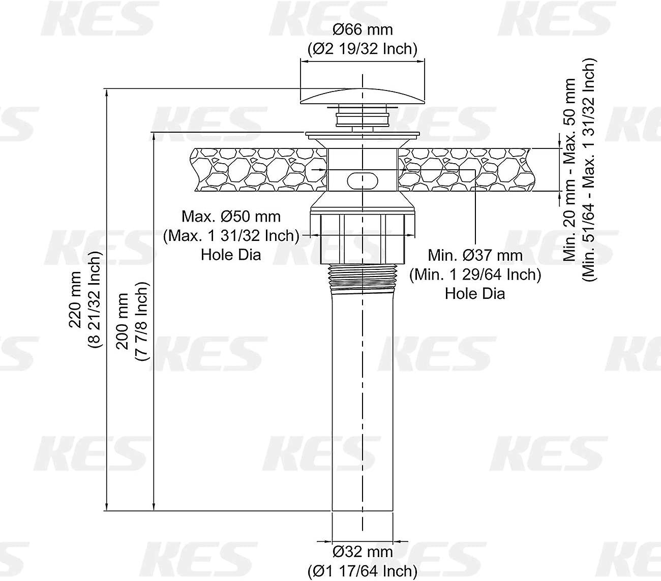 2023 - S2013a-ch Sink Drain With Anti-clog Extension Basket And Drain ...