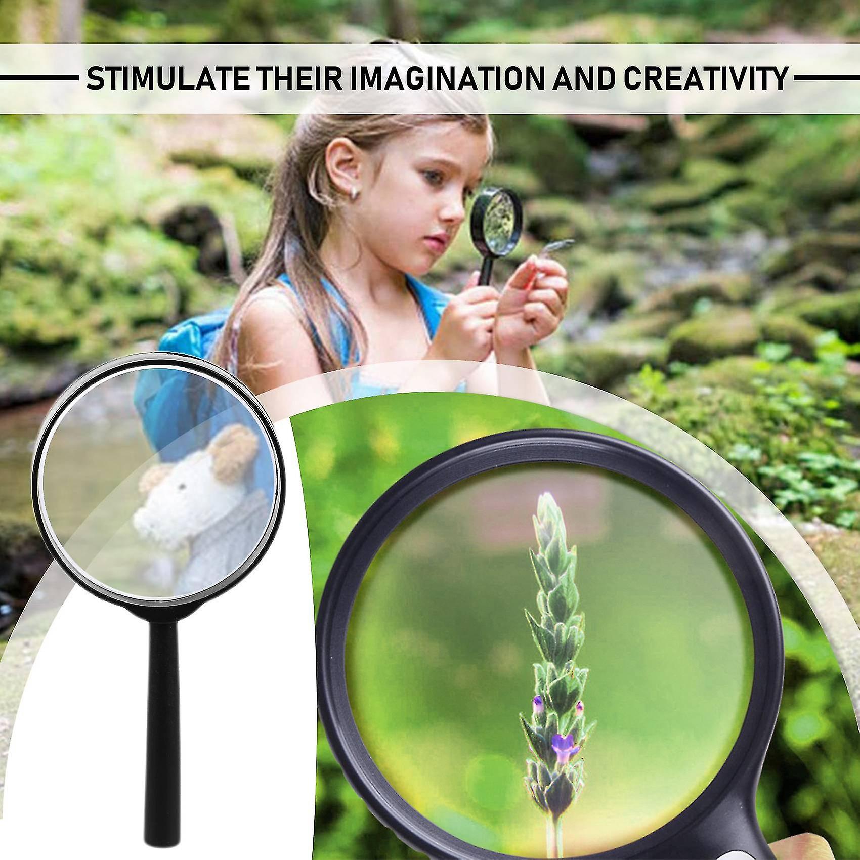 Plastic Handheld Kids Magnifying Glass 8 Pcs, Mini Portable Small ...