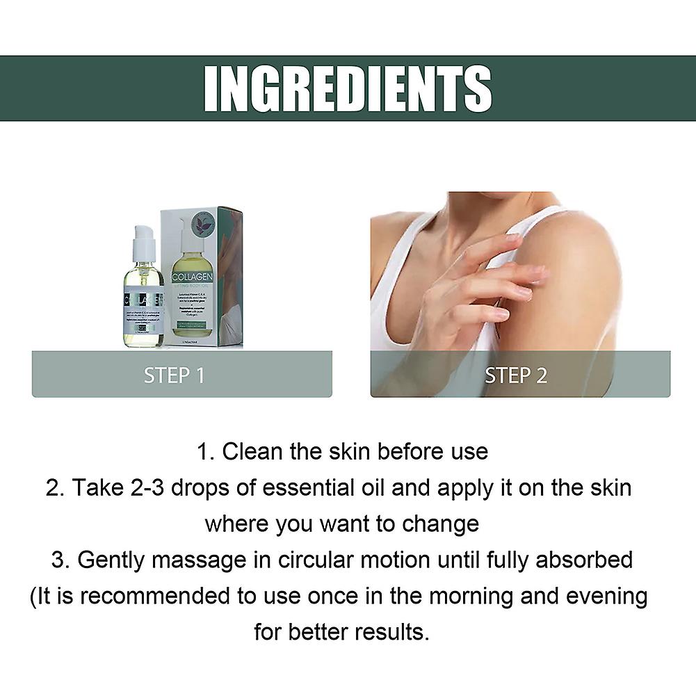 Collagen Lifting Body Oil Anti-Cellulite Body Skin-tightening Oil Belly ...