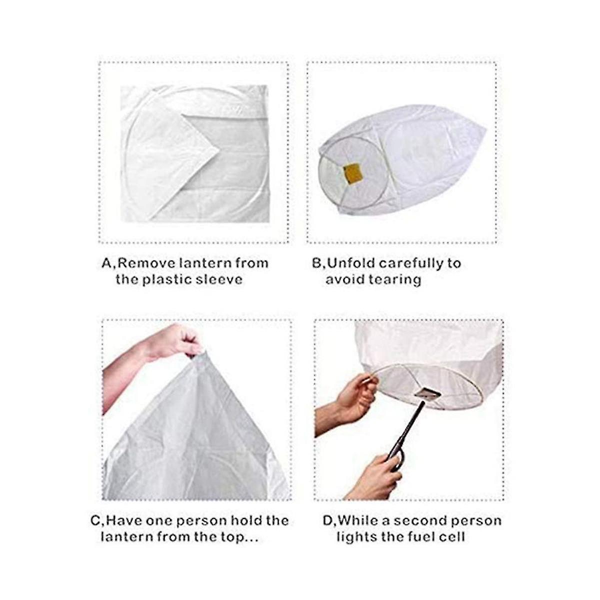 20pcs Paper Decorations Floating Paper Lanterns Frame For Weddings ...