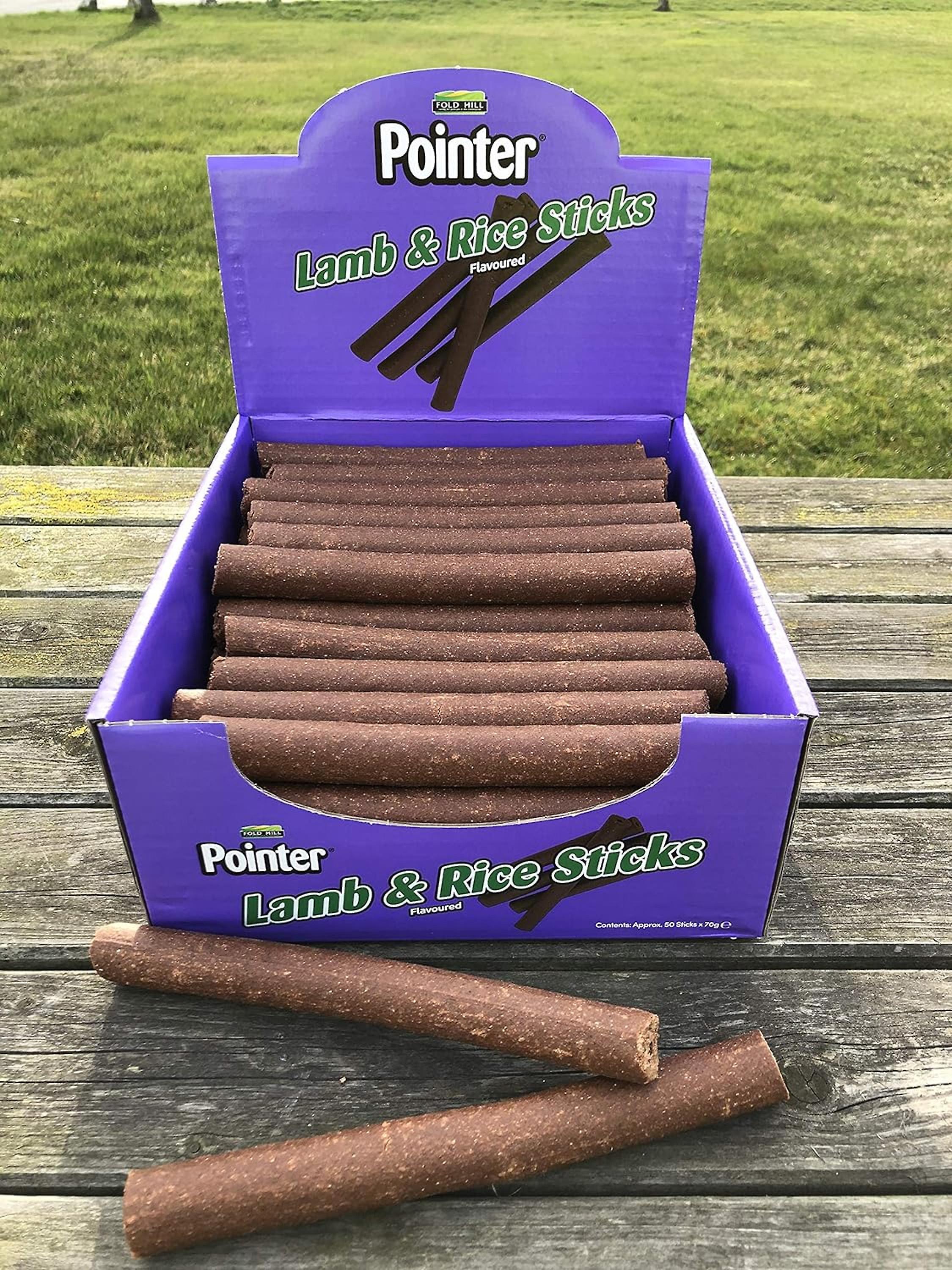 Pointer Lamb and Rice Sticks Dog Treat 50x70g Case of 50 | Fruugo UK