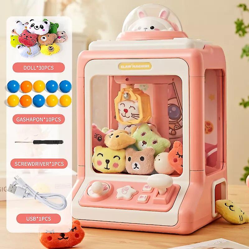 Claw Machine Toys With Lights Sounds Mini Candy Grabber Machine With ...