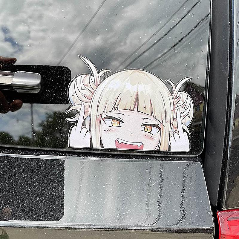 2 Pcs 5.51'' Cartoon Anime Car Sticker for Himiko Toga My Hero Academia ...