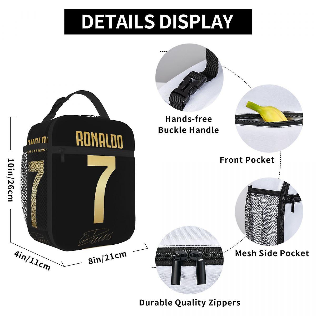 Cr7 Cristiano Ronaldo Insulated Lunch Bags Thermal Bag Lunch Boxes ...
