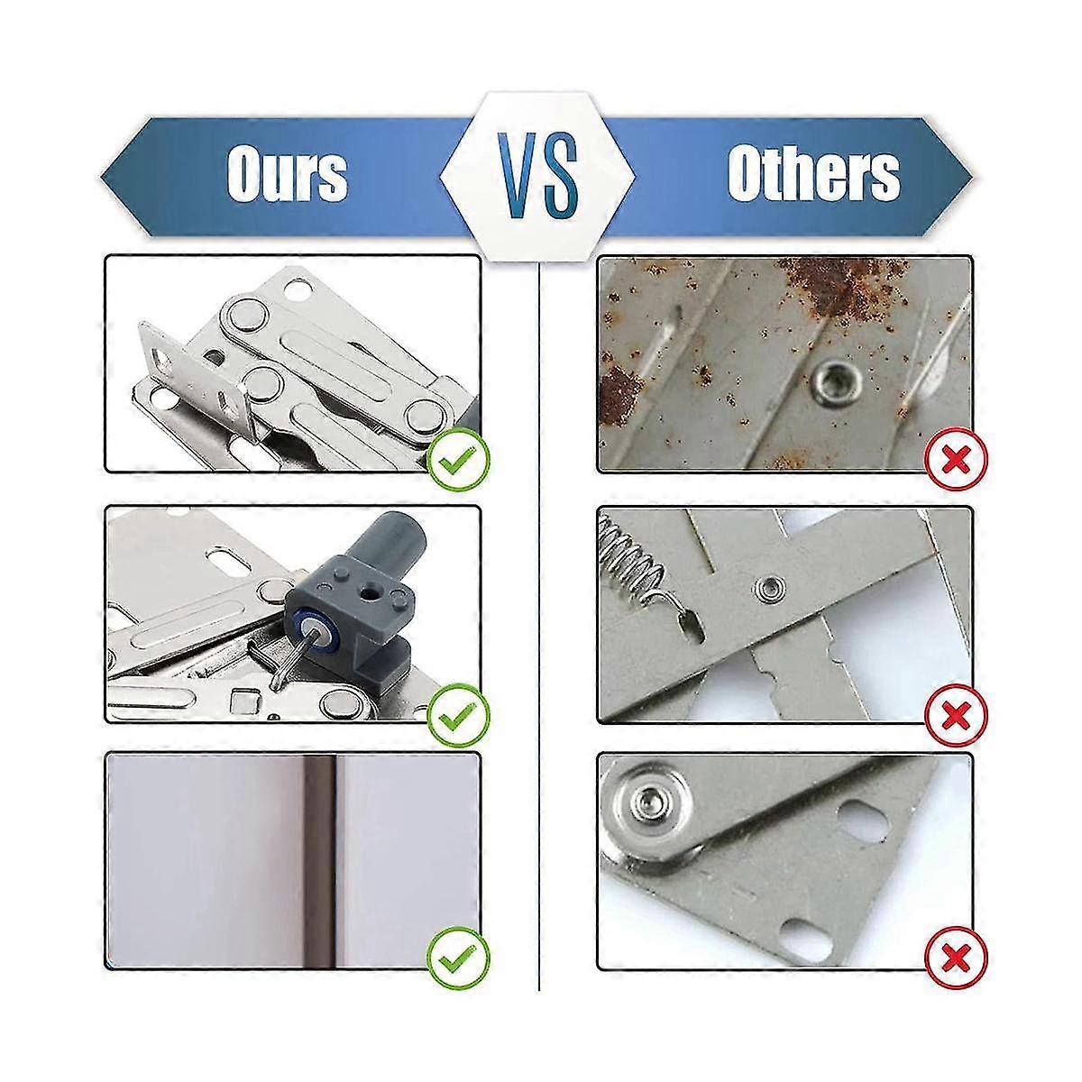 2 Pack Tip-out Tray Hinges For Sink-front Drawer, Sink Front Tip-out ...