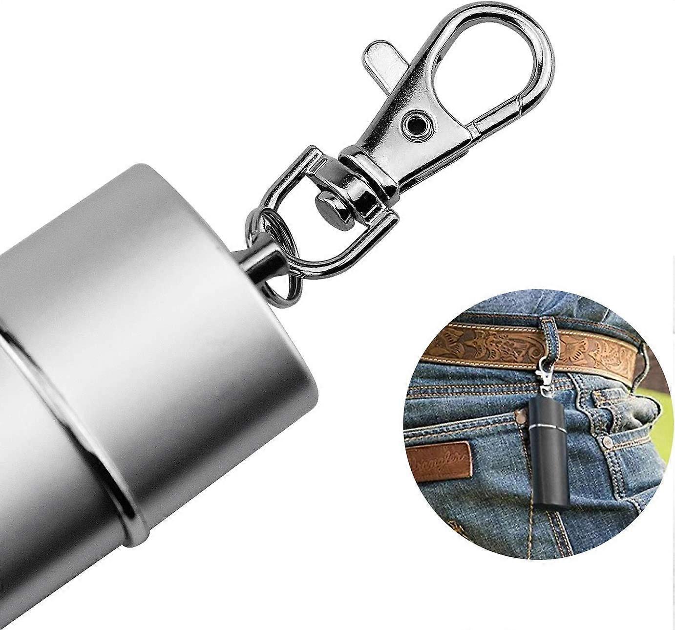 3 Pieces Mini Pocket Ashtray, Portable Ashtray with Key Ring for ...
