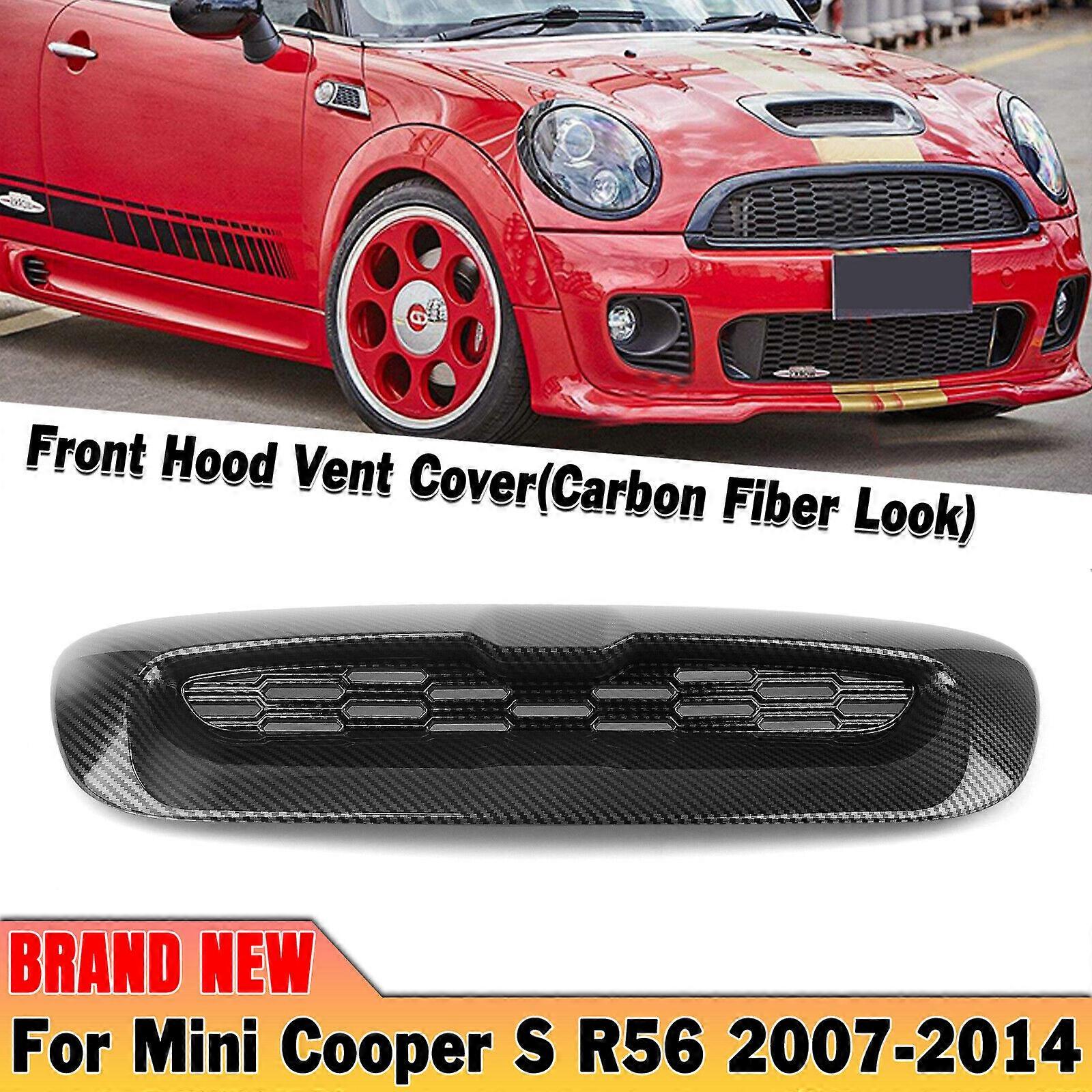 LBQ ABS Front Engine Bonnets Hood Vent Scoop For Mini Cooper S R55 R56 R57 R58 2013-17 Glossy ...