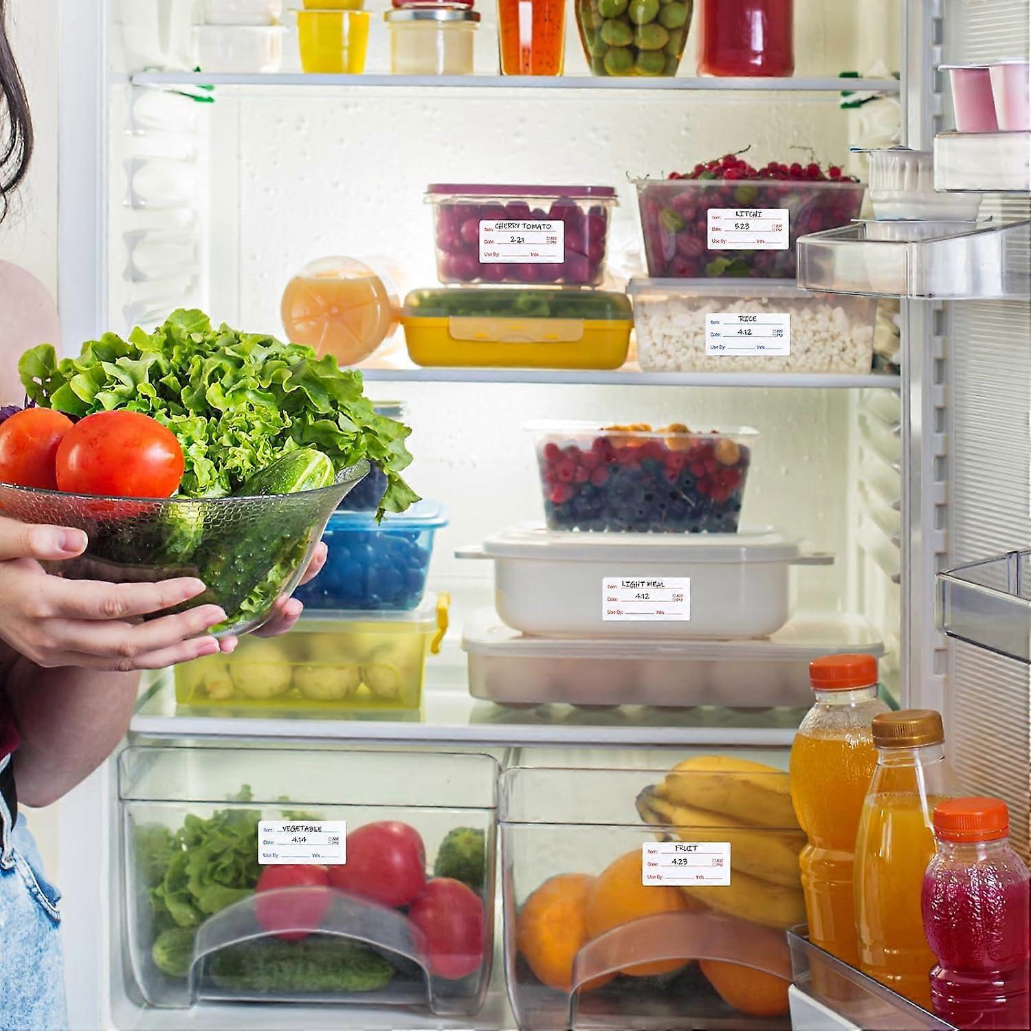 2 Roll Date Stickers Food Date Labels Stickers Freezer Labels Date ...