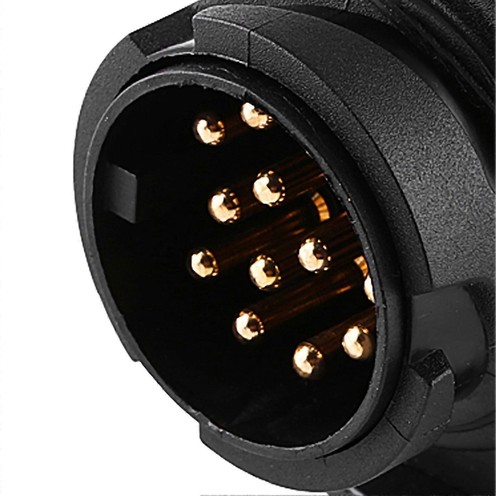 12v 13 Pin Electric Trailer Plug Plastic 13 Pole Wiring Connector ...