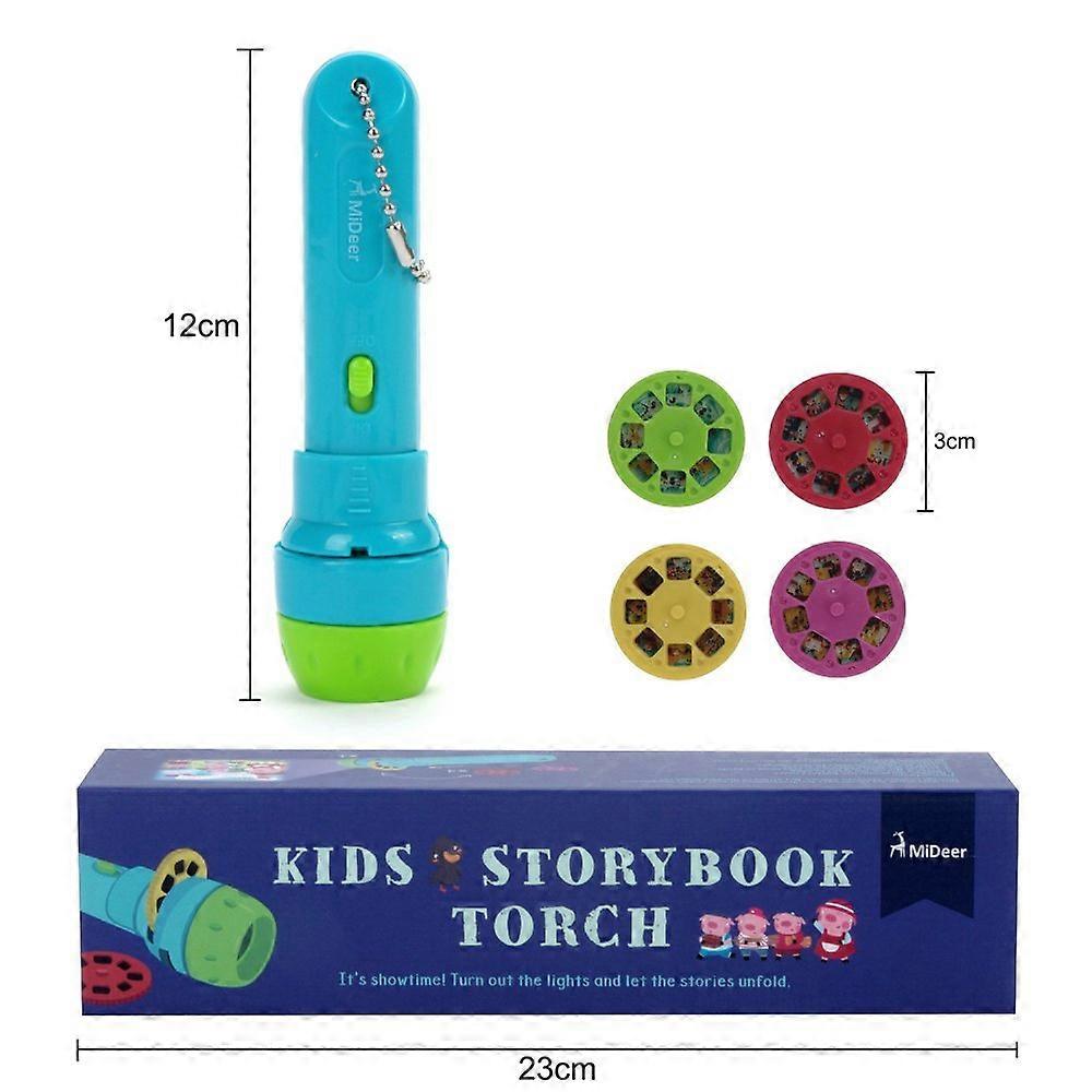 Warm and Comfortable Story Projection Torch for Kids - Flashlight ...