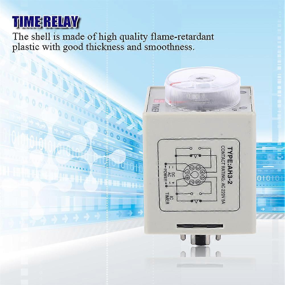 AH3-2 Time Relay Mini Delay Controller Timer AC 220V for Automatic ...