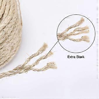 Sisal Rope Cat Tree Rope, 6mm (50m) Replacement Rope Jute Rope, As Cat ...