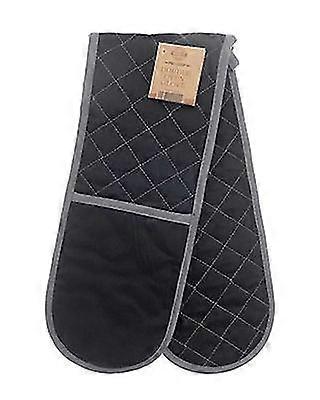 Country Club Chef Double Oven Glove Black | Fruugo UK