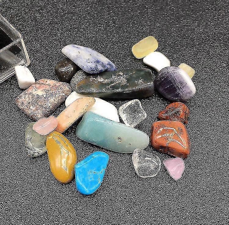 Treasure Of Earth Tumbled Polished Natural Gem Stones Mix Colors In Box ...