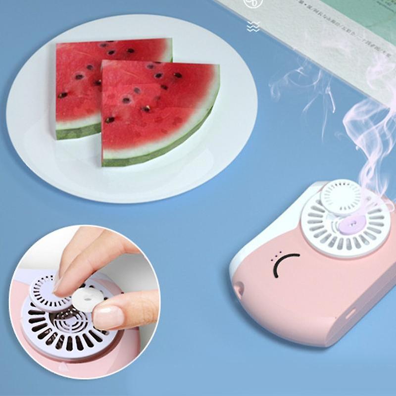 Cartoon owl fan for outdoor personal necklace fan rechargeable cordless ...