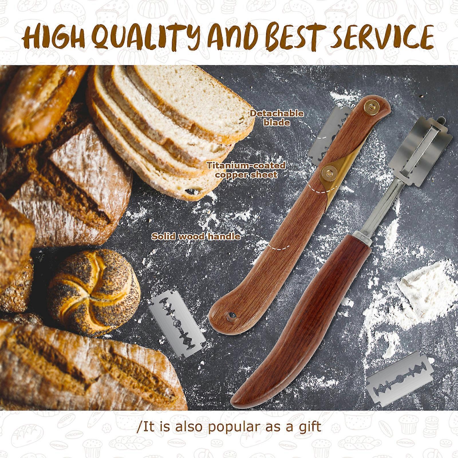 Bread Cutter French Bread Scoring Lame Dough Slashing Tool with 10 ...