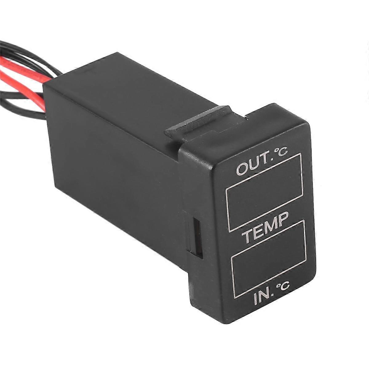 Car Interior and Exterior Temperature Display Dual Temperature Sensor ...