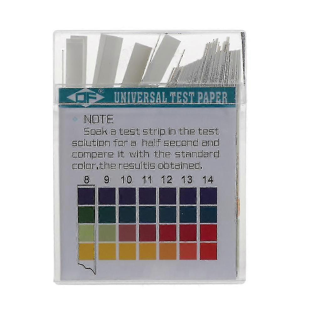 100 Strips 0-14 Ph Alkaline Acid Indicator Paper Water Saliva Litmus ...