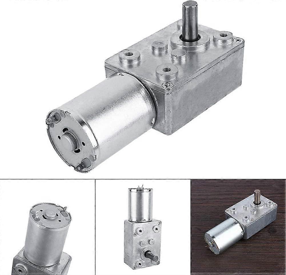 DC 12V Electric Motor Reversible Reduction Turbine High Torque Worm ...