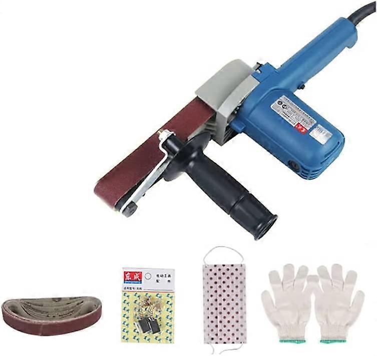 Electric Belt Sander 30x533MM, 220V 550W Belt Polishing Sanding Machine ...