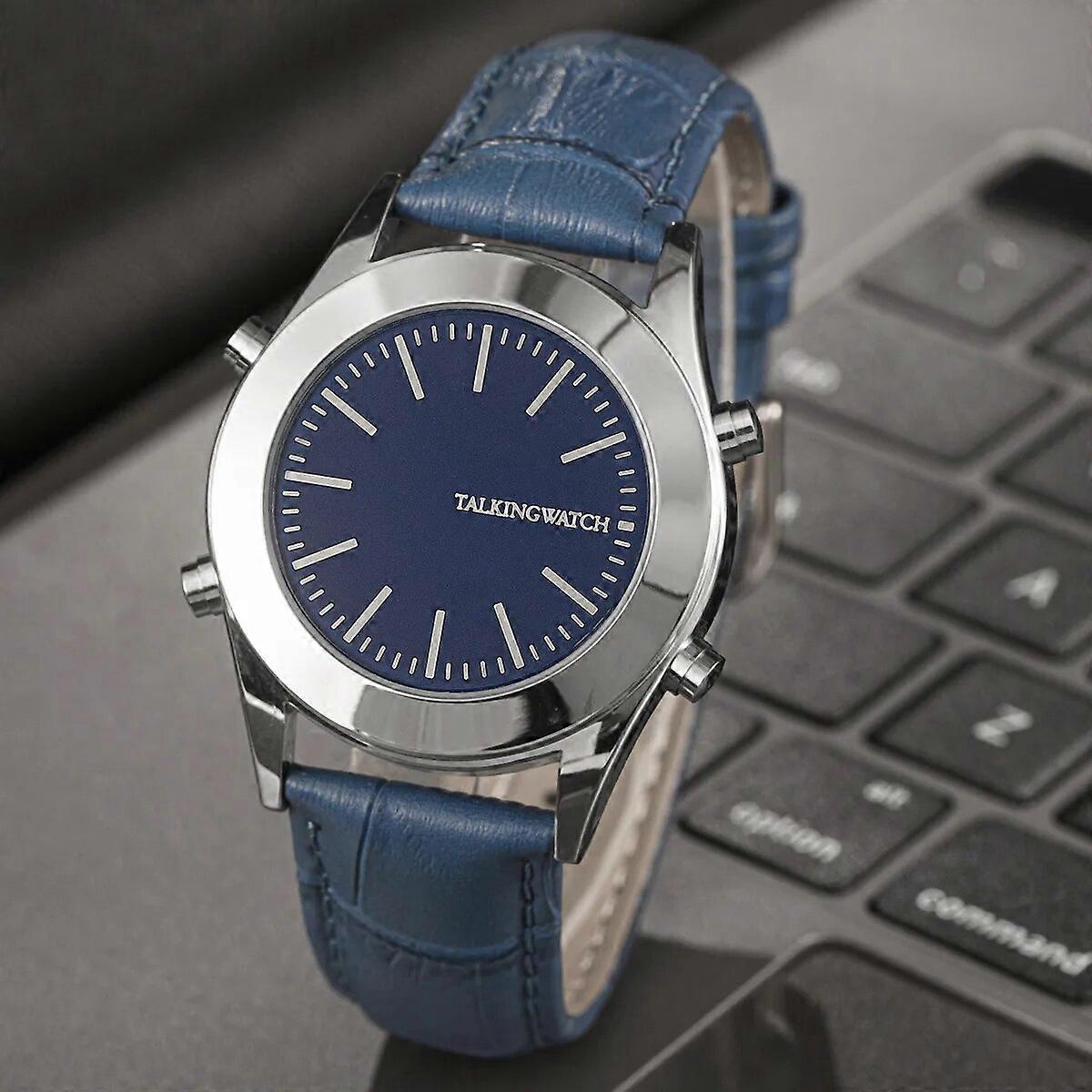 Arabic Talking Watch with Blue Dial for Blind People or Low Vision ...