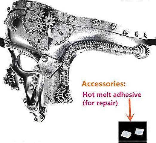 Metal Cyborg Venetian Mask, Masquerade Mask For Halloween Costume Party ...
