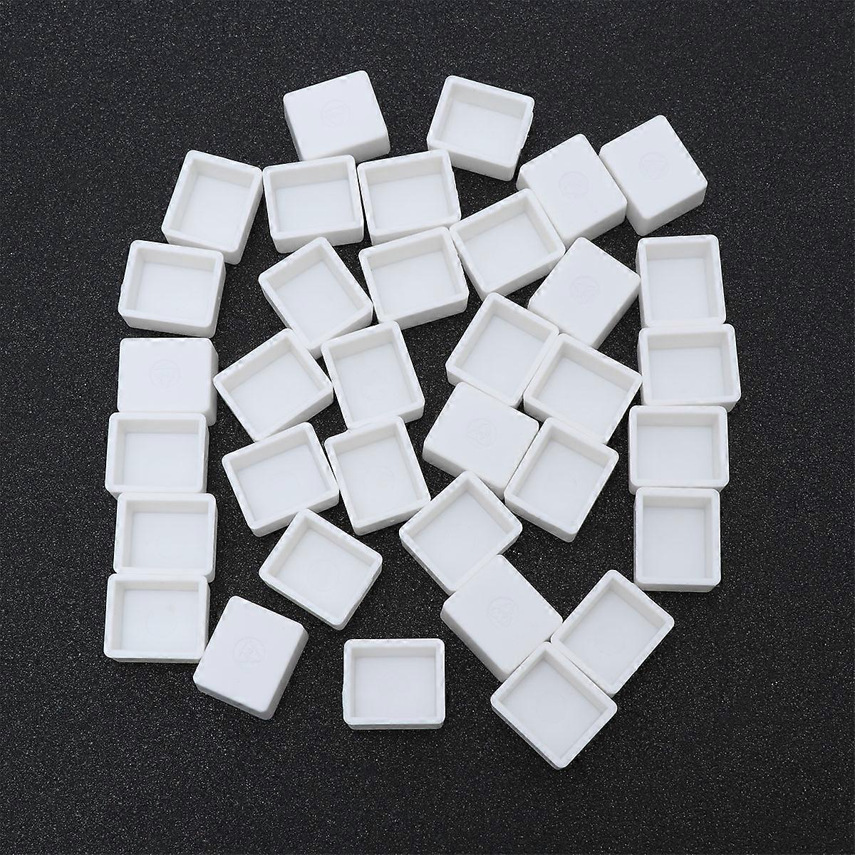 100pcs Watercolor Paint Pan Plastic Empty Watercolor Half Pans for ...
