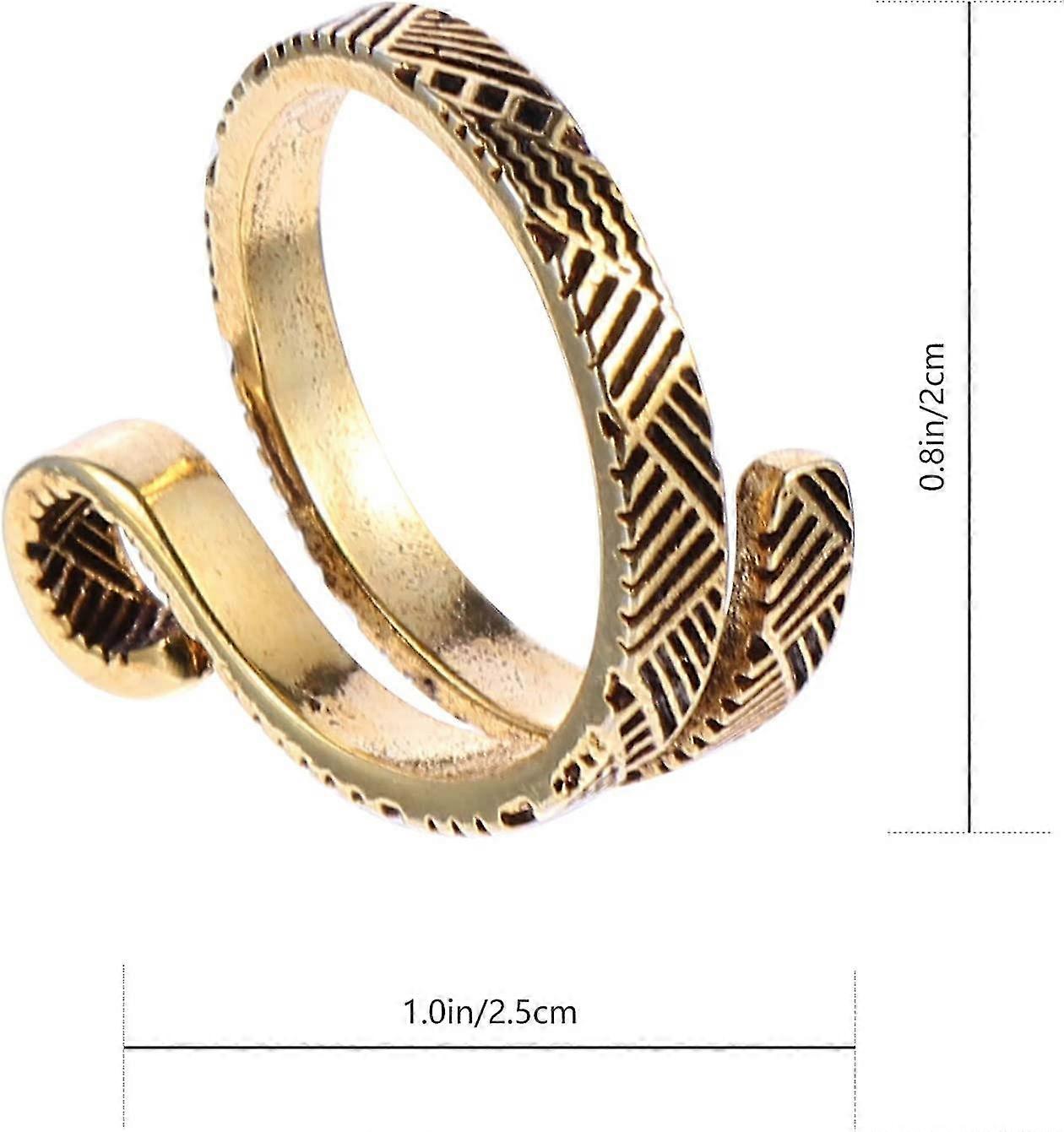 Knitting Crochet Loops Ring Knitting Thimble Ring Adjustable Braided Finger Rings For Knitting ...