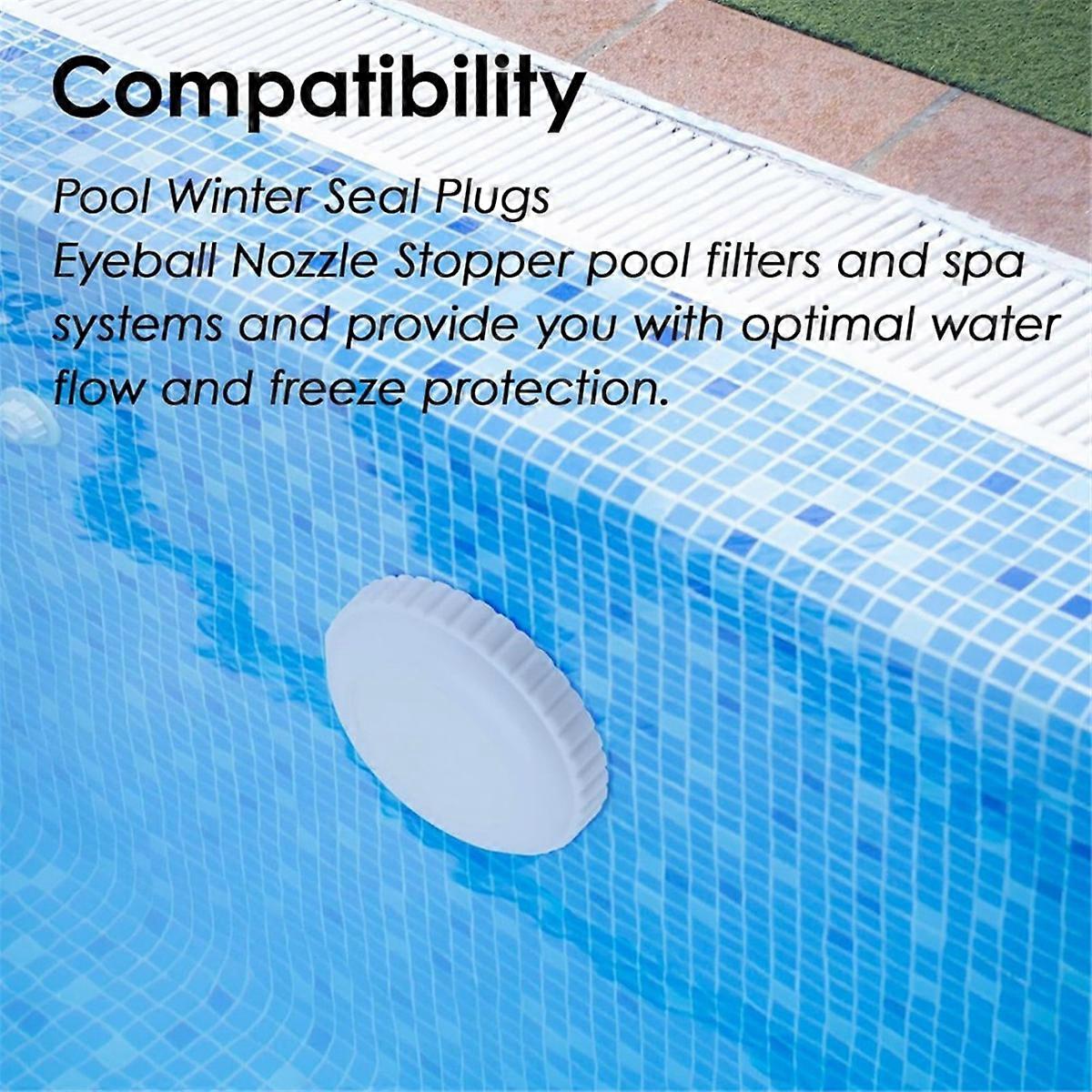 2 Pack Pool Jet Nozzle Covers for Sp1419D Eyeball Nozzle, Pool Seal ...