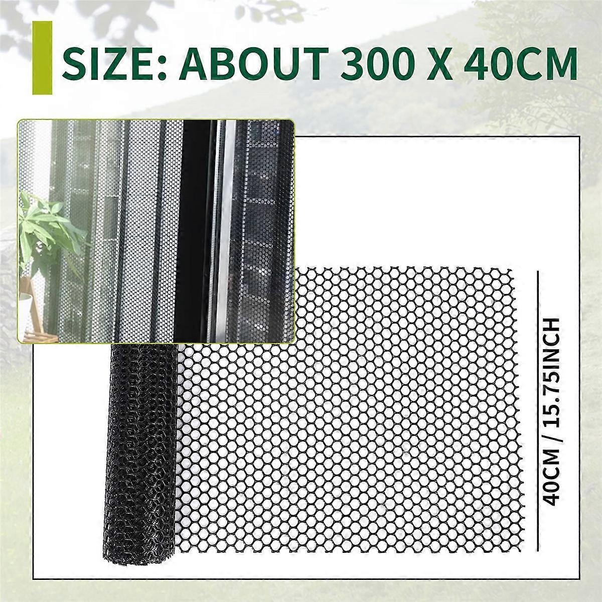 Plastic Chicken Wire Fence Mesh,Fencing Wire for Gardening, Poultry ...