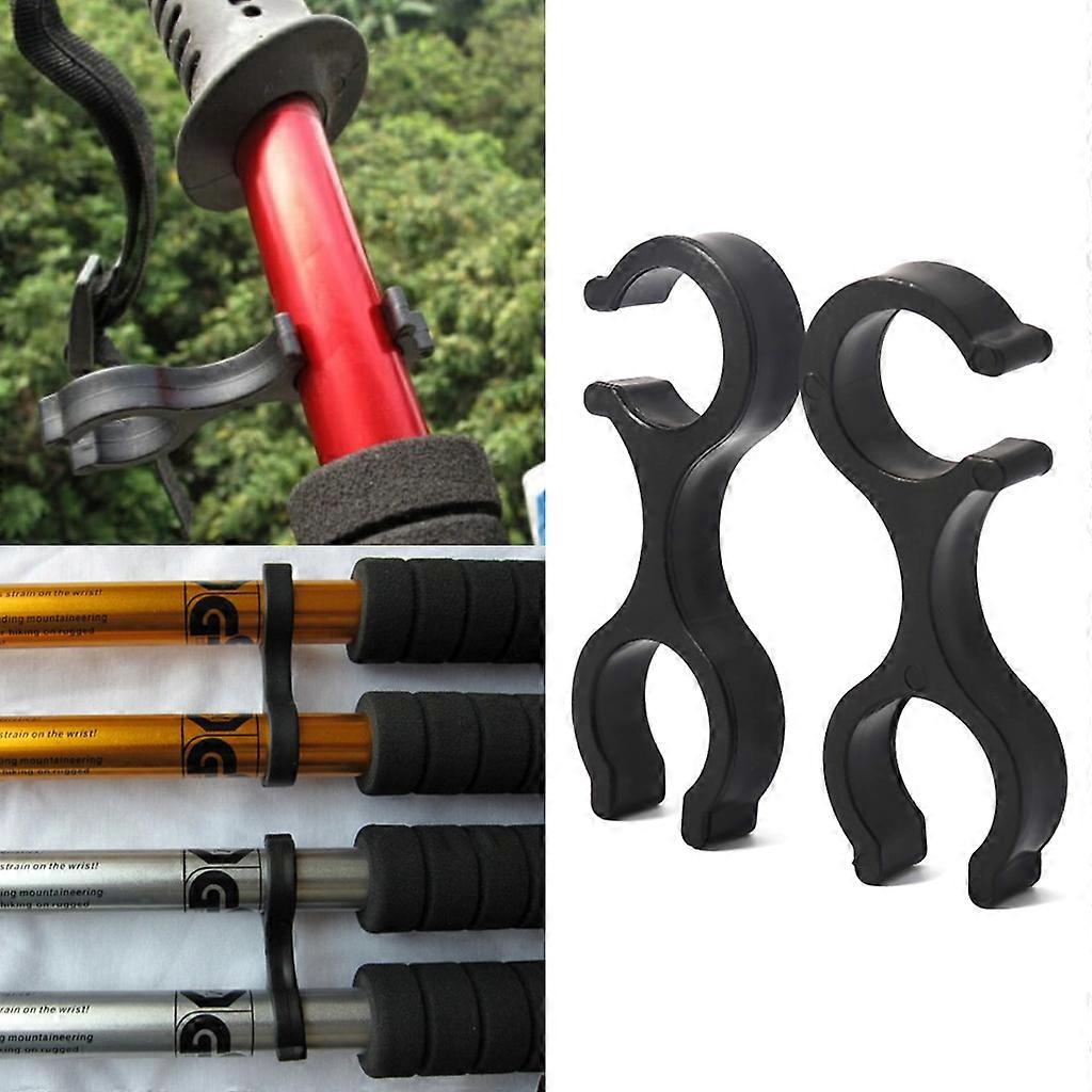 2Pcs Trekking Poles Clamp Double Rods Buckles Poles Rod Connector ...