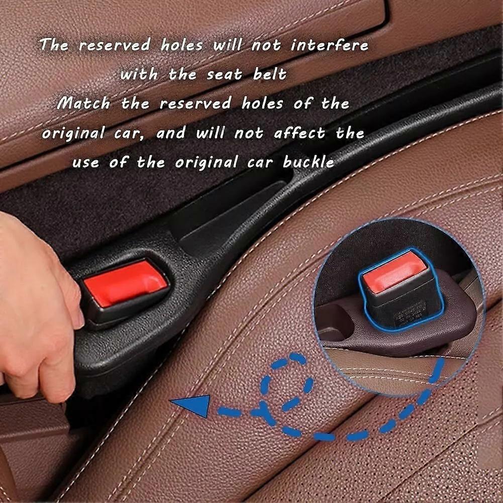 Car Seat Gap Filler 2 Pack,No drop Seat Guard,Universal Fit PU Car Seat ...