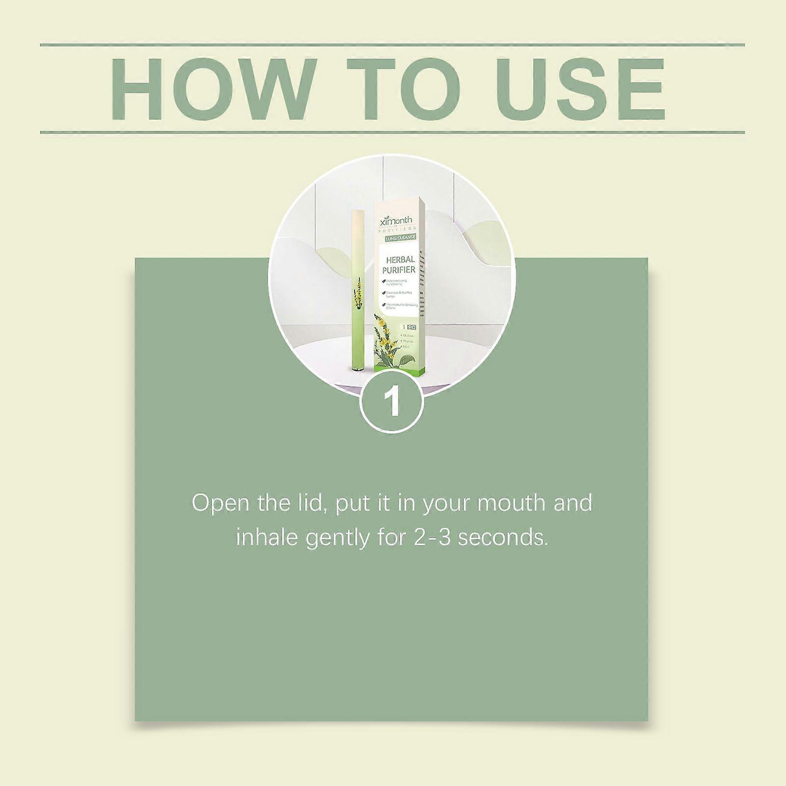 4 Packs Herbal Diffuser Pen Bundles for Lung Cleanse & Energy Boost with Mullein, Thyme, Guarana ...