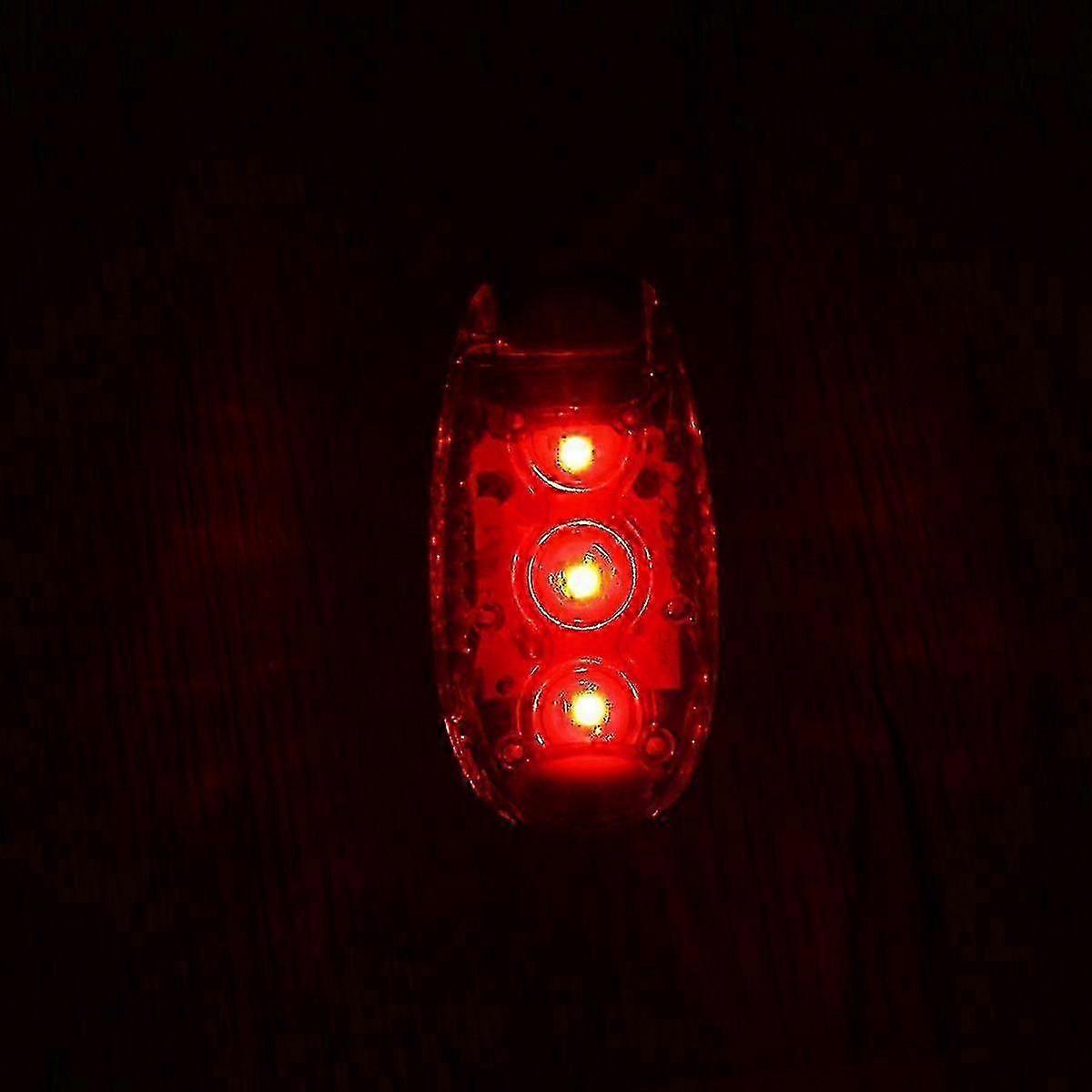 LED Safety Strobe Light Clip for Runners, Dogs, Bikes, Walking - Red ...