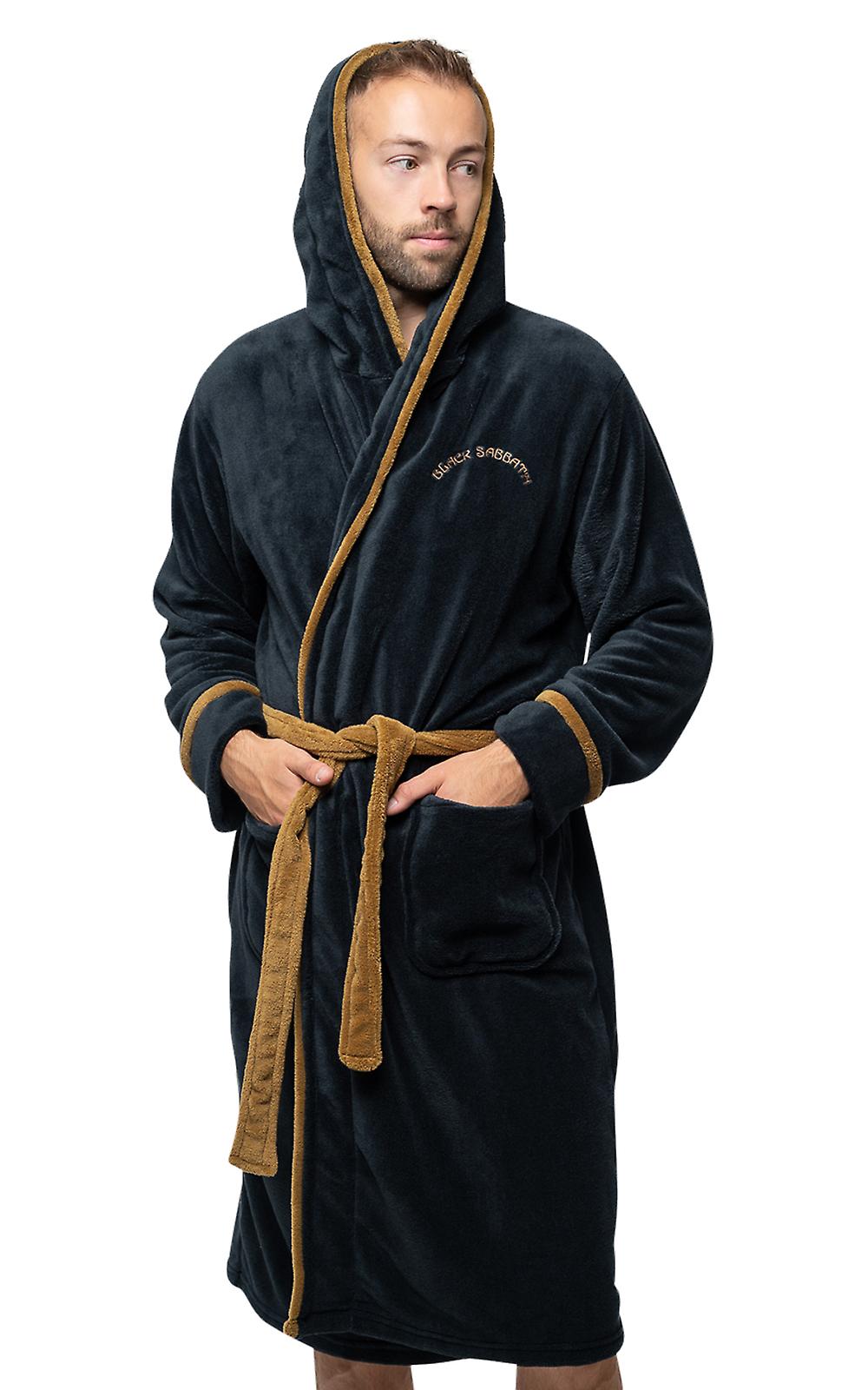 Black Sabbath Bathrobe US Tour 78 Logo Official Black super soft fleece ...