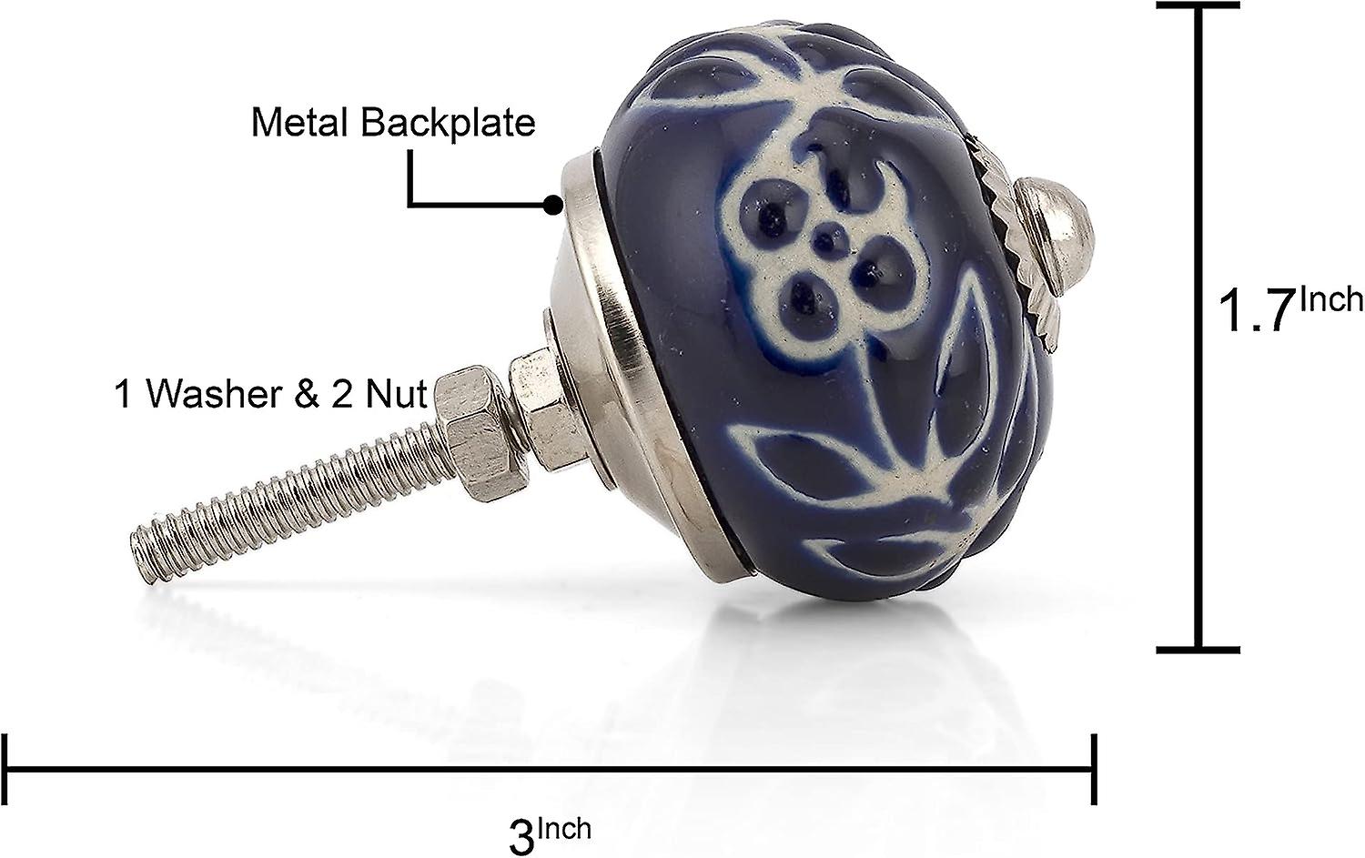 Dresser Knobs For Cabinets And Drawers Assorted Ceramic Pull Handle Pack Of 25 | Fruugo UK