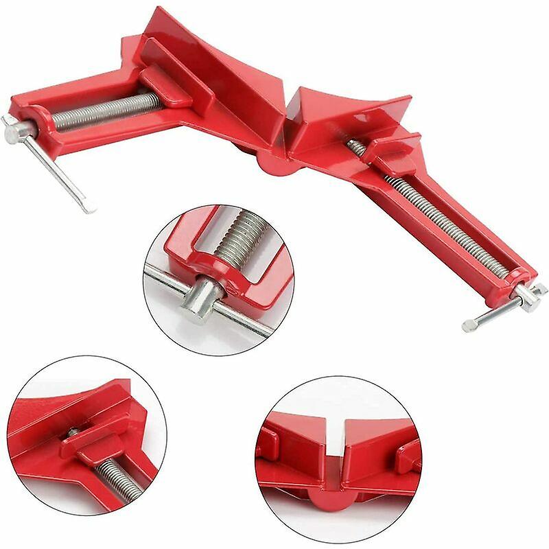 Set of 4 90 Degree Right Angle Clamps, Adjustable Wood Corner Clamps ...