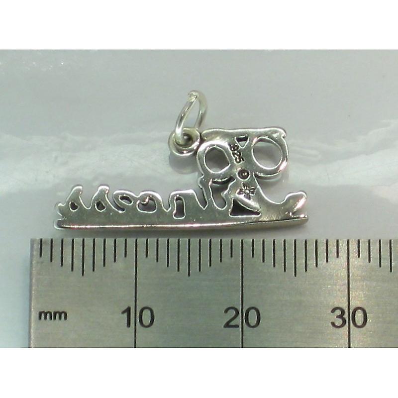 Princess Sterling Silver Pendant - Charm .925 X 1 Princesses Charms ...