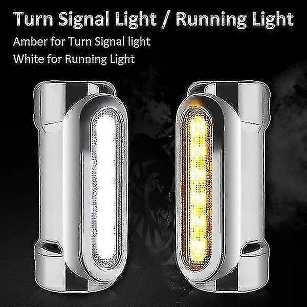 2 Pack Motorcycle Highway Bar Lights Switchback Driving Crash Bar ...