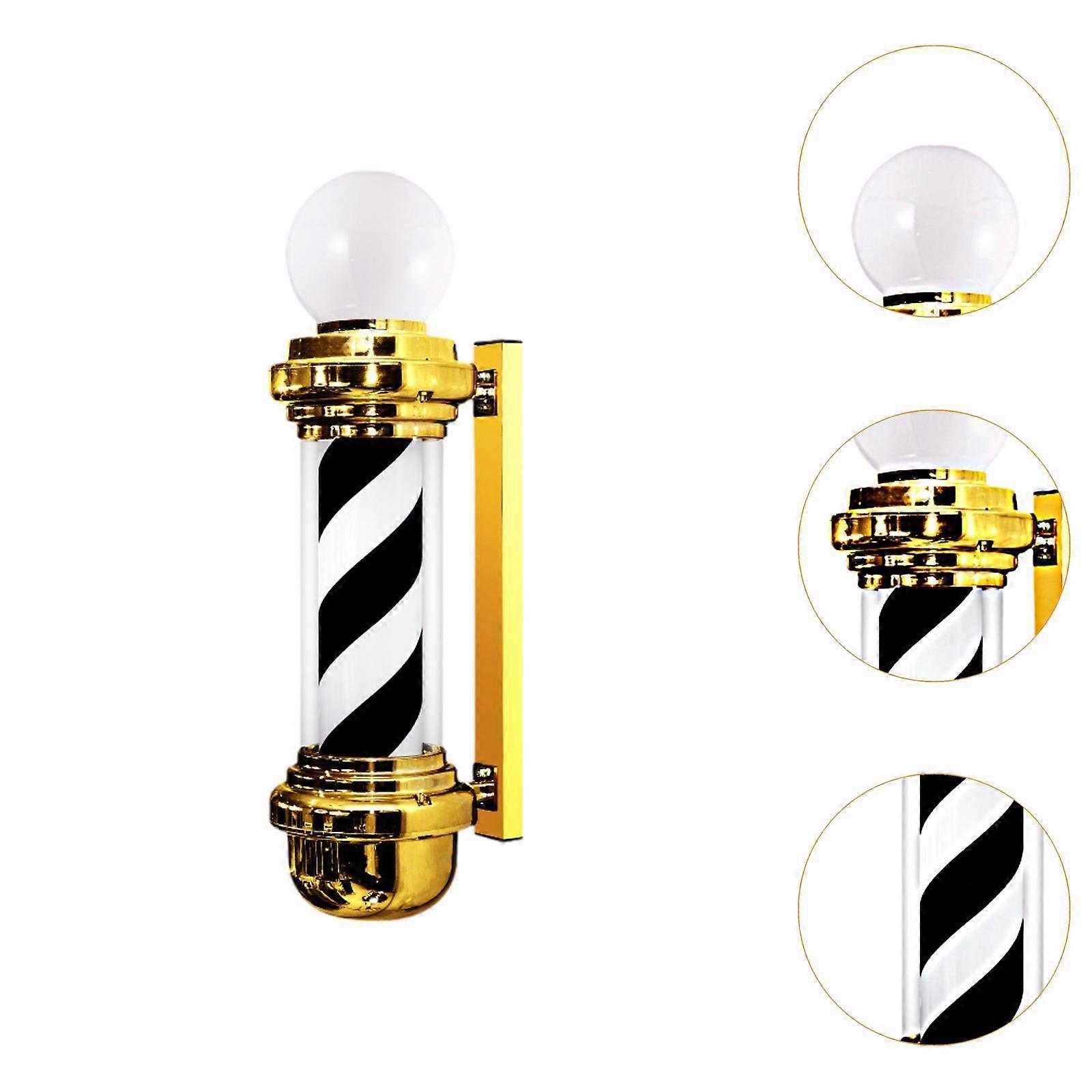 Barber Pole LED Light Salon Rotating Light for Barbershop Outside Hair ...