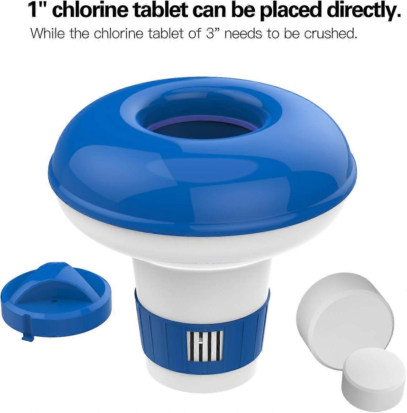 Floating Chlorine Dispenser, Swimming Pool Diffusers, Diameter 12/5Inch ...