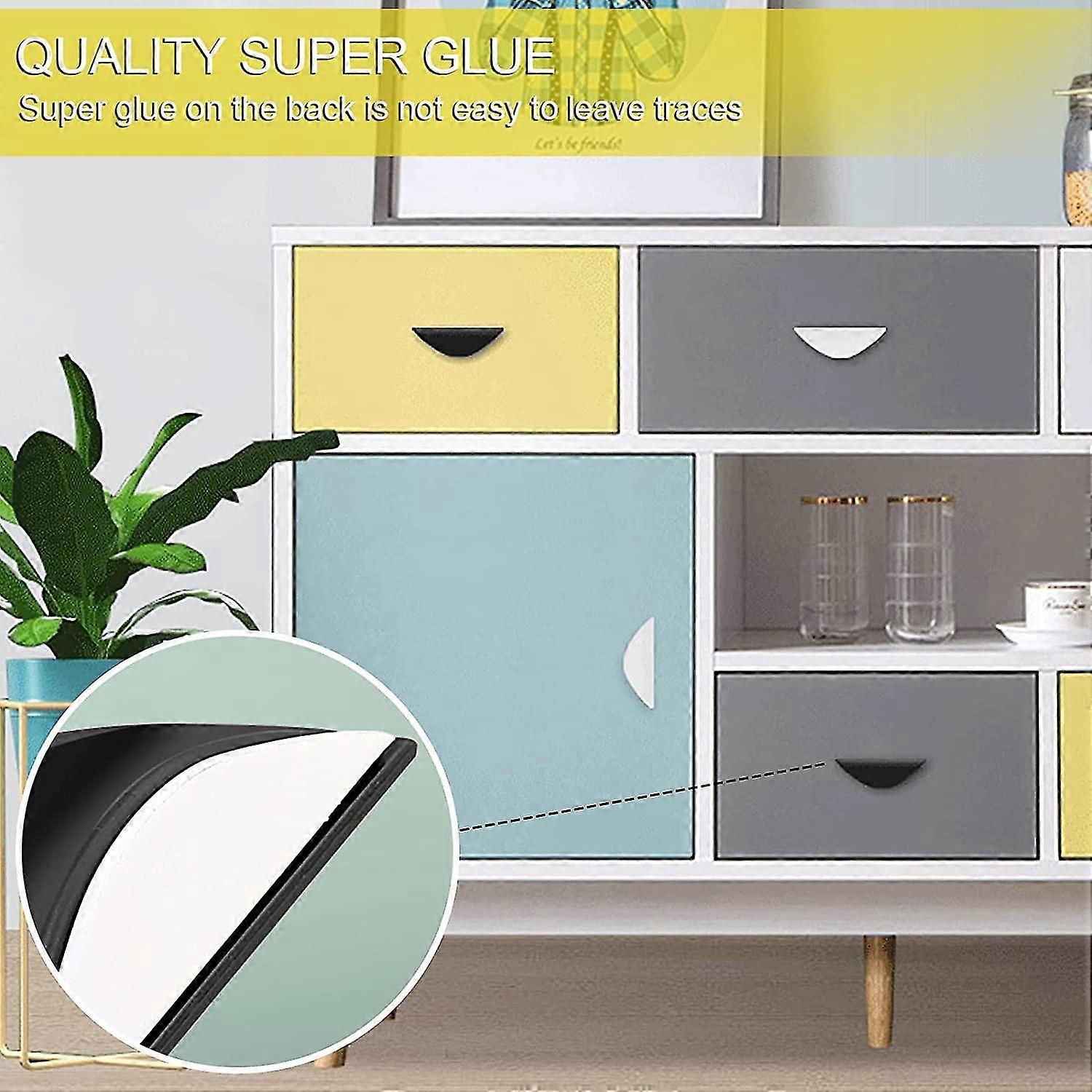 4 Pieces Self Adhesive Sliding Door Handle Self Adhesive Door Handle ...