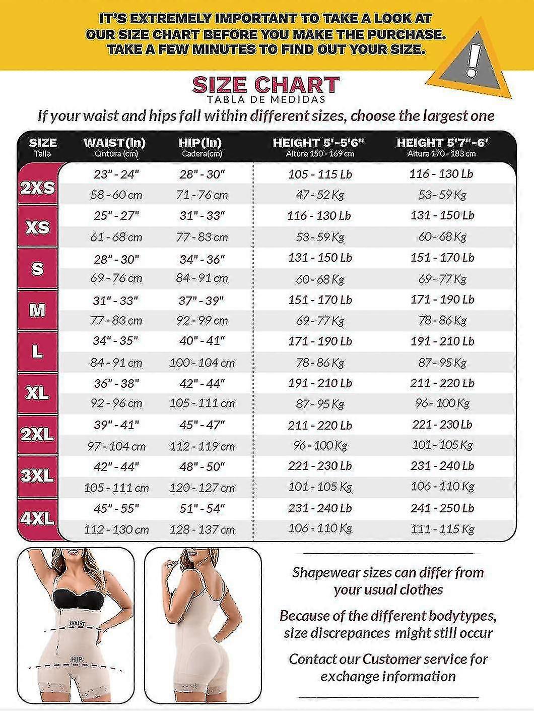 Bbl Faja Garment After Surgery S111 Post Liposuction Compression ...