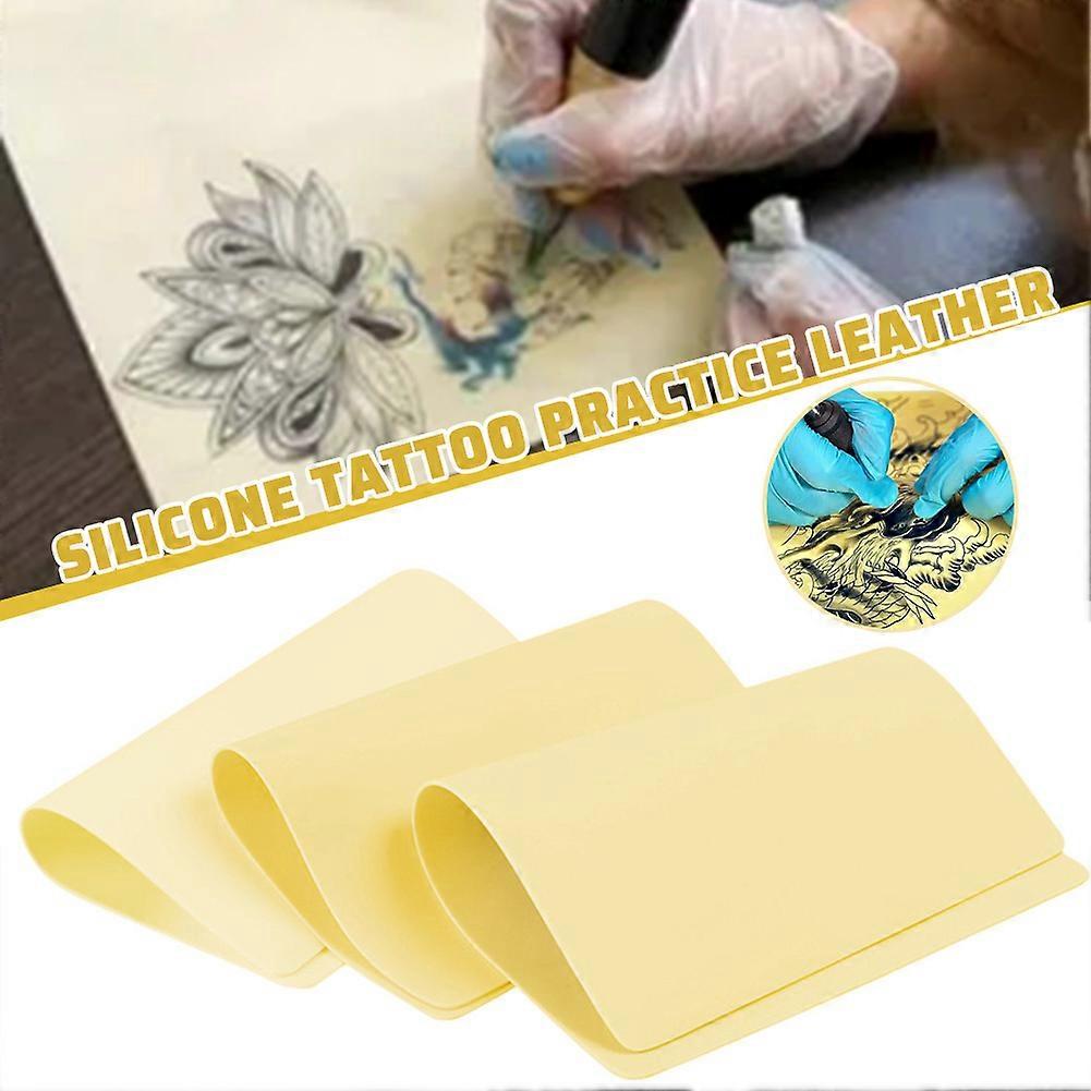 Silicone Tattoo Practice Skin Double-side Tattoo Simulation Skin for ...