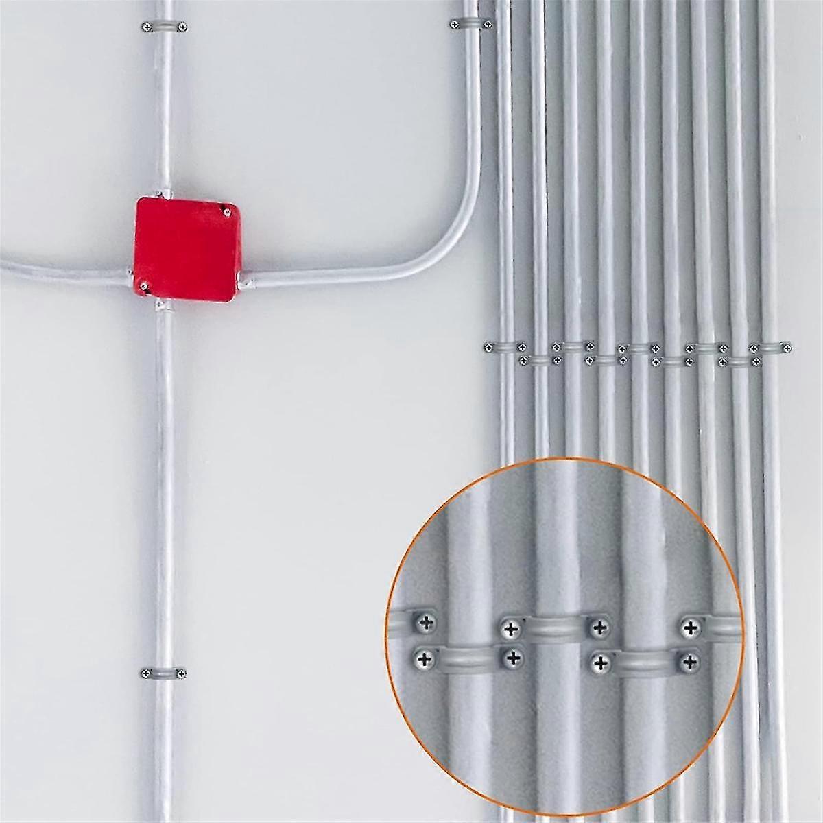 Pvc Pipe With Double Hole Plastic Conduit With Pipe Clamp Conduit Clamp ...